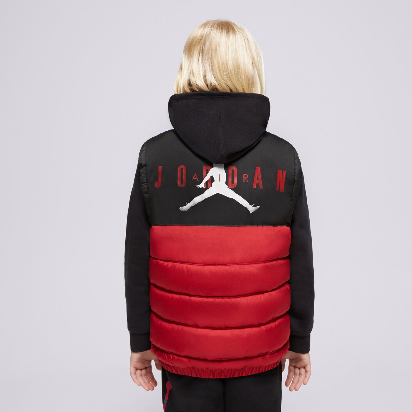 JORDAN VESTA JDB PUFFER FILLED VEST BOY 95D532-R78 | farba ČERVENÁ ...