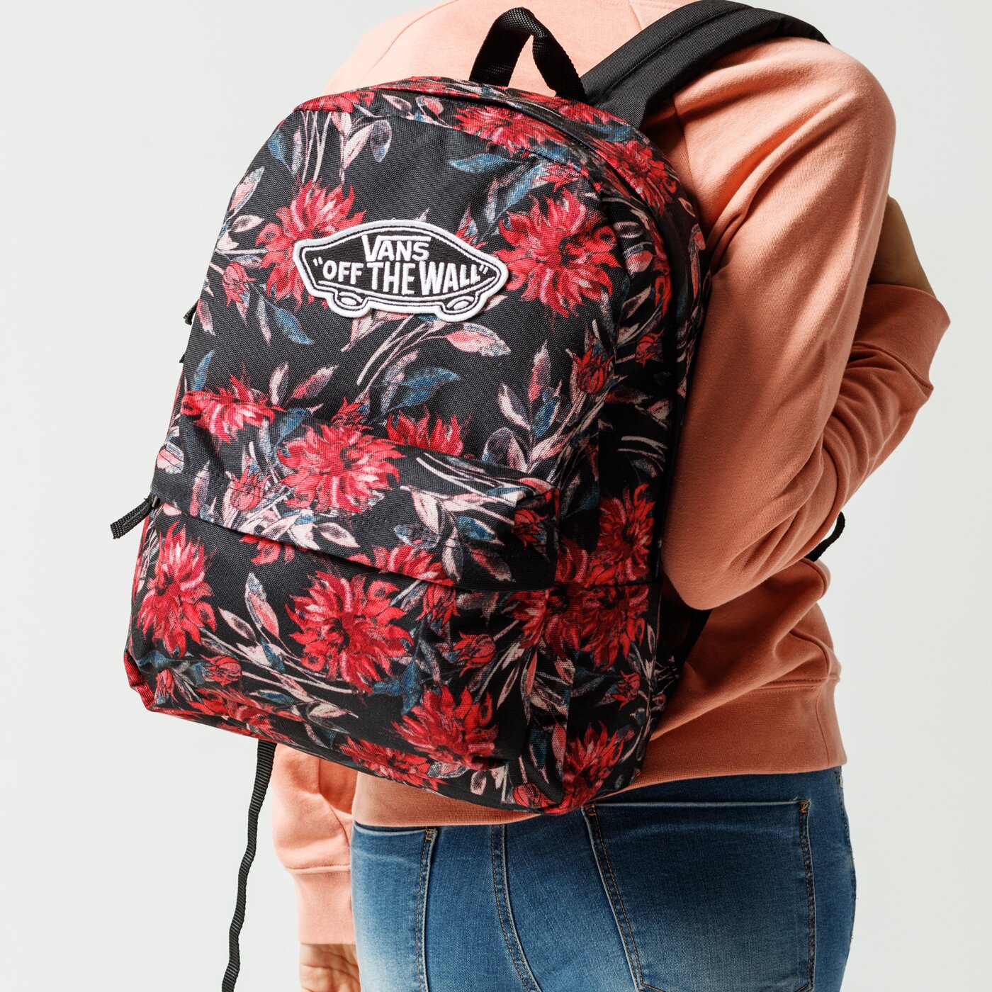 VANS RUKSAK REALM BACKPACK BLACK DAHLIA VN0A3UI6O1Z1 | farba čierna ...