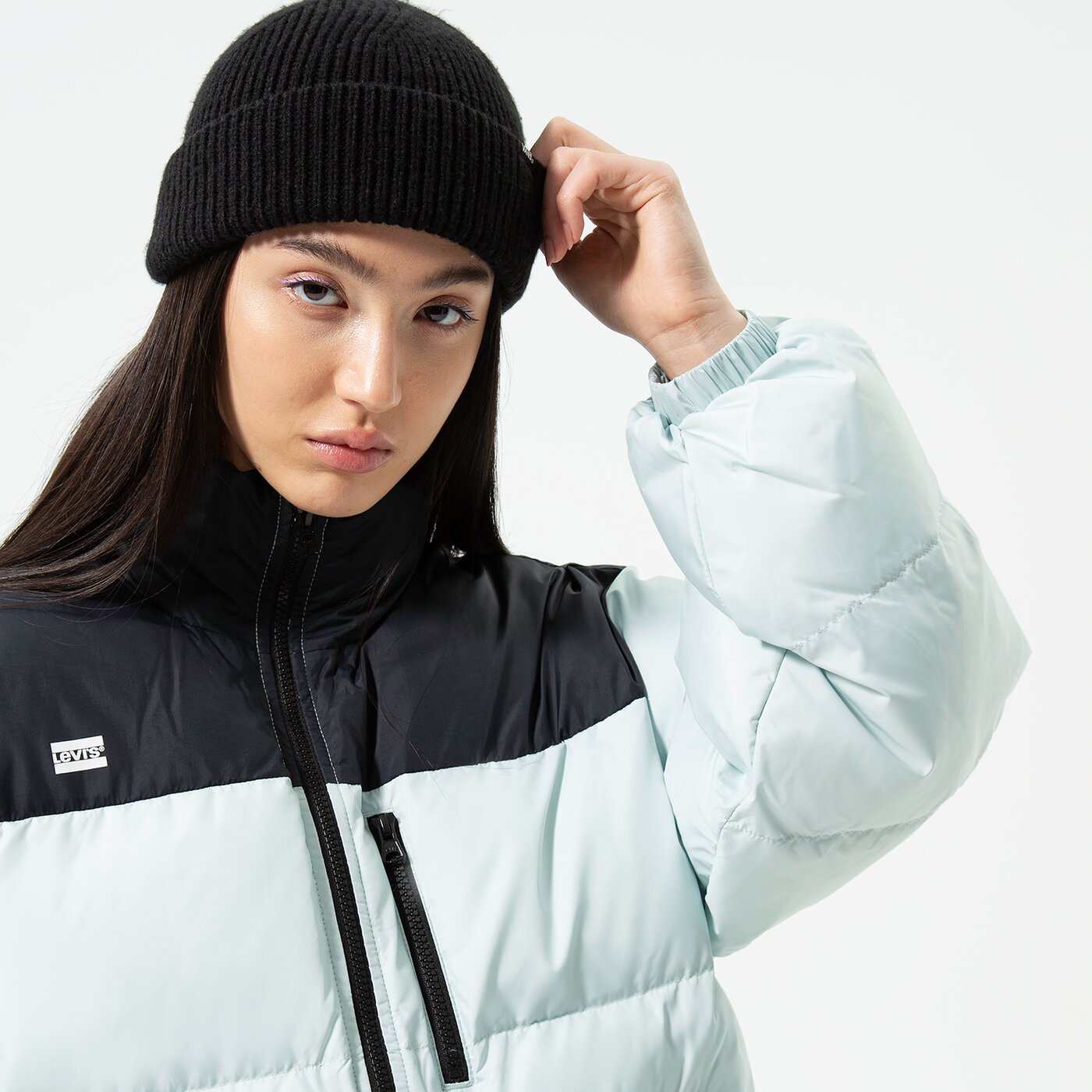 LEVI'S BUNDA ZIMNÁ NOE SHORT PUFFER A3286-0002 | farba SIVÁ | Módne ...