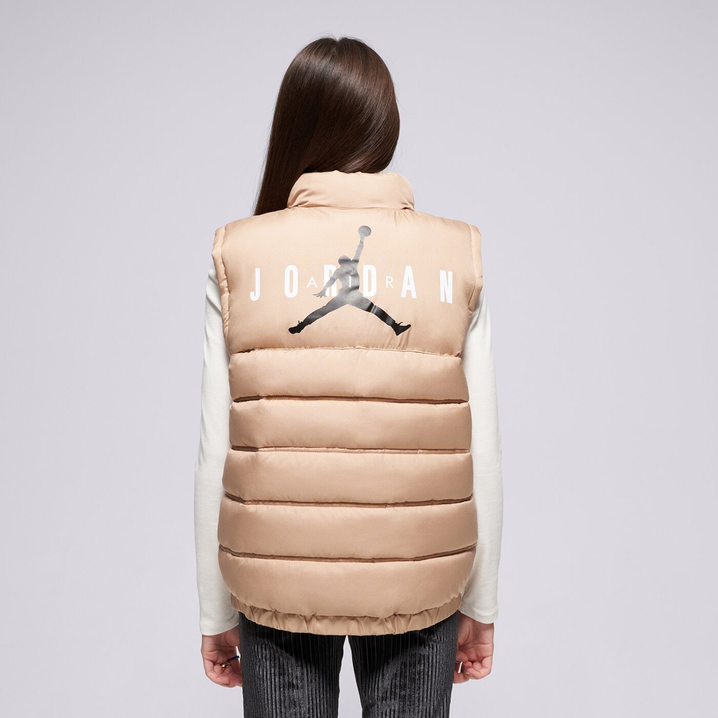JORDAN VESTA JDB PUFFER FILLED VEST GIRL 95D532-J7P | farba BÉŽOVÁ ...