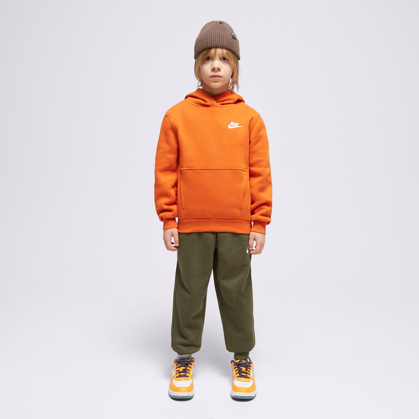 NIKE MIKINA S KAPUCŇOU K NSW CLUB FLC HDY LBR BOY FD3000-893 | farba ...