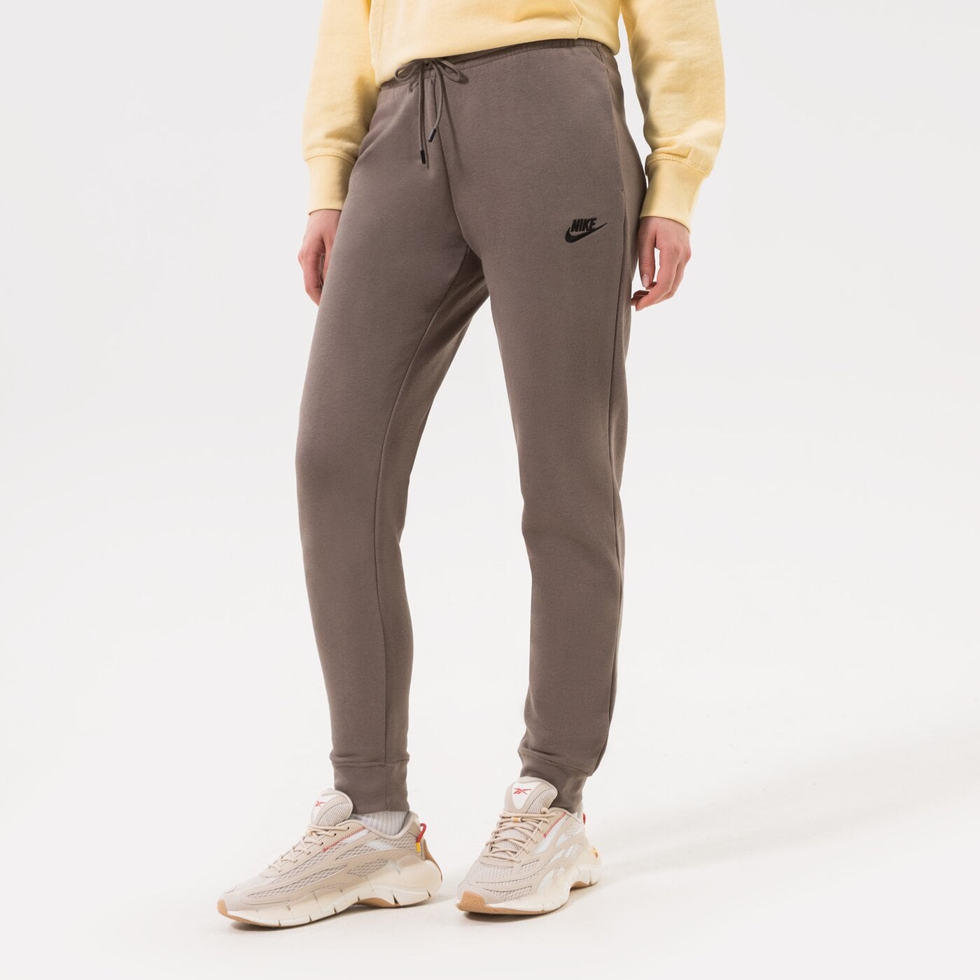 Nike Nohavice W Nsw Essntl Pant Reg Flc Mr Dx2320 040 Farba SivÁ