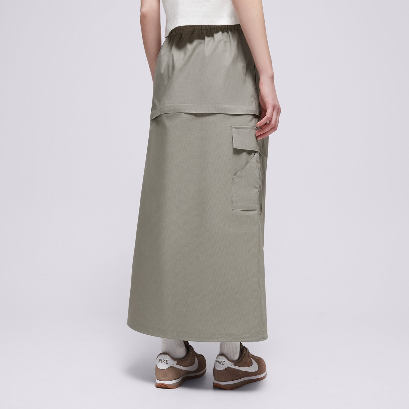 NIKE SUKŇA W NSW ESSTL WVN MR CGO MDI SKT FV7503-320 | farba khaki | Módne Sukne. Ženy Oblečenie ...