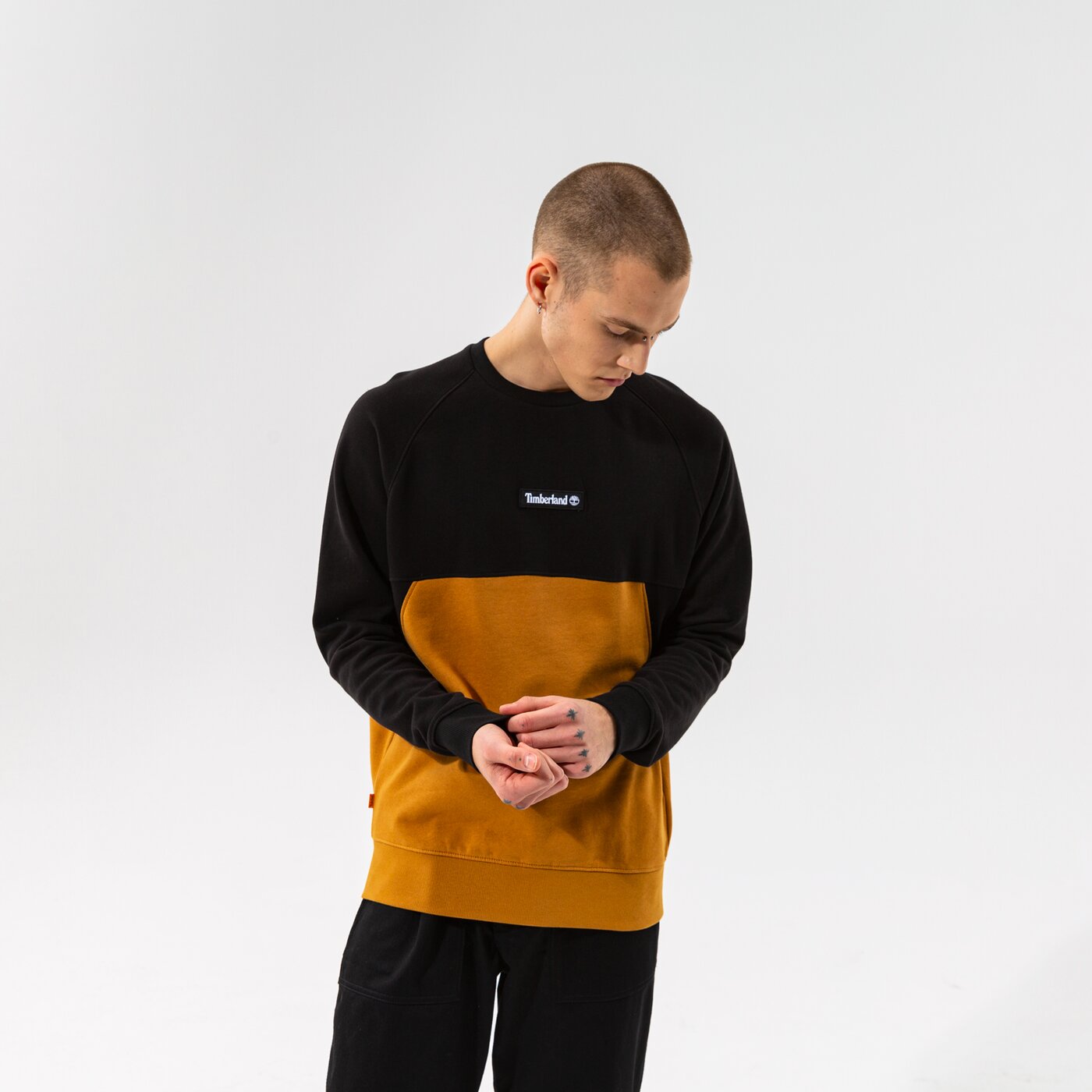 TIMBERLAND MIKINA YC CUT & SEW CREW TB0A22KFP561 | farba Horčicová ...