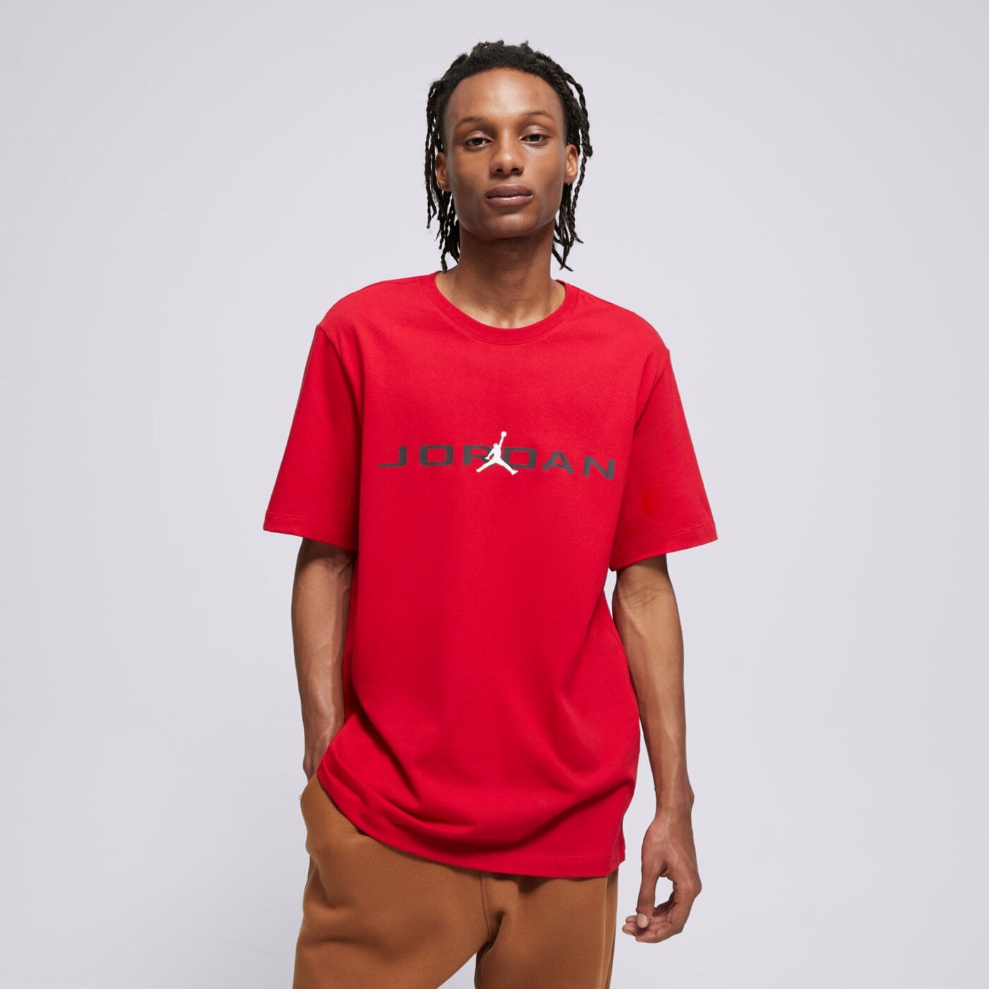 JORDAN TRIČKO M J JD AIR SS CREW IB7353-687 | farba ČERVENÁ | Módne ...